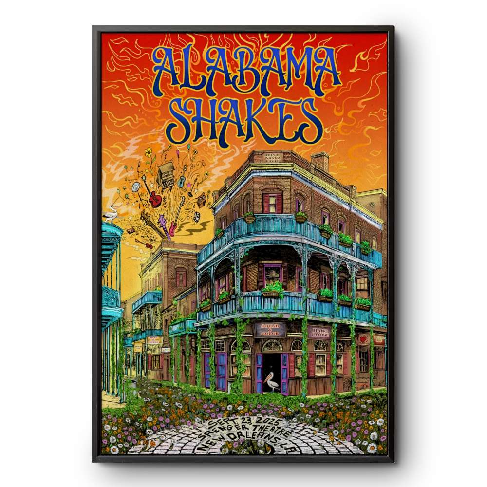 Alabama Shakes New Orleans Tour On Sep 23 2025 Poster | Custom prints ...