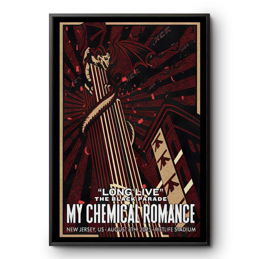 My Chemical Romance East Rutherford, New Jersey 08 Aug 2025 Poster ...