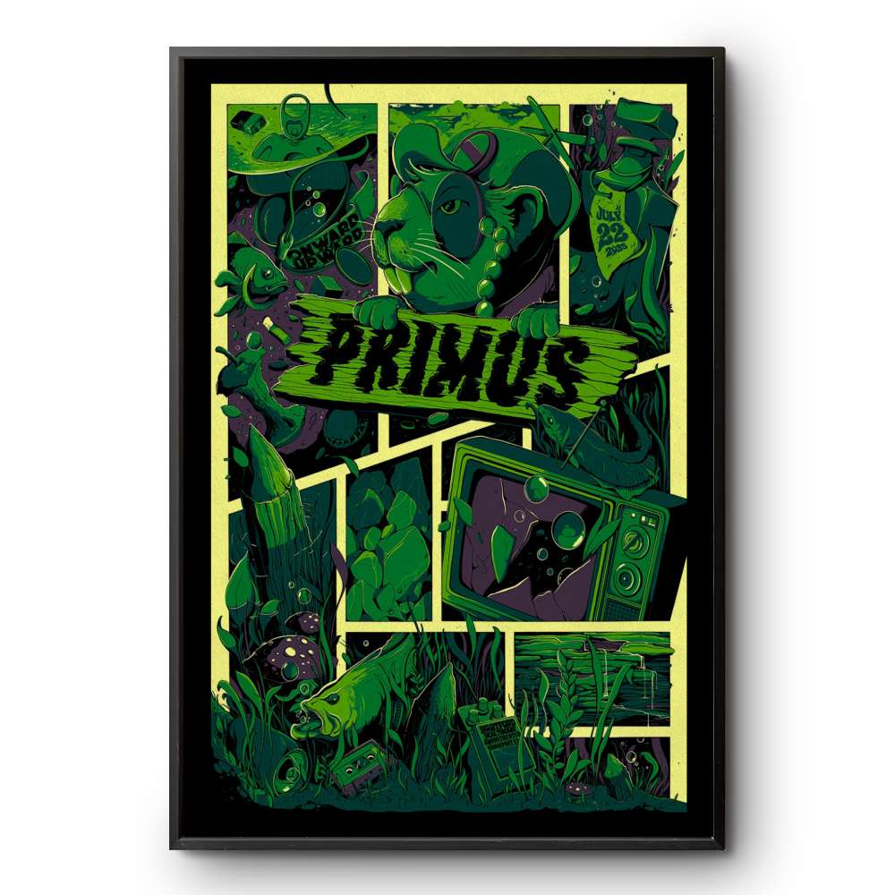 Poster Primus Tour Bridgeport, CT 22 Jul 2025 | Custom prints store | T ...