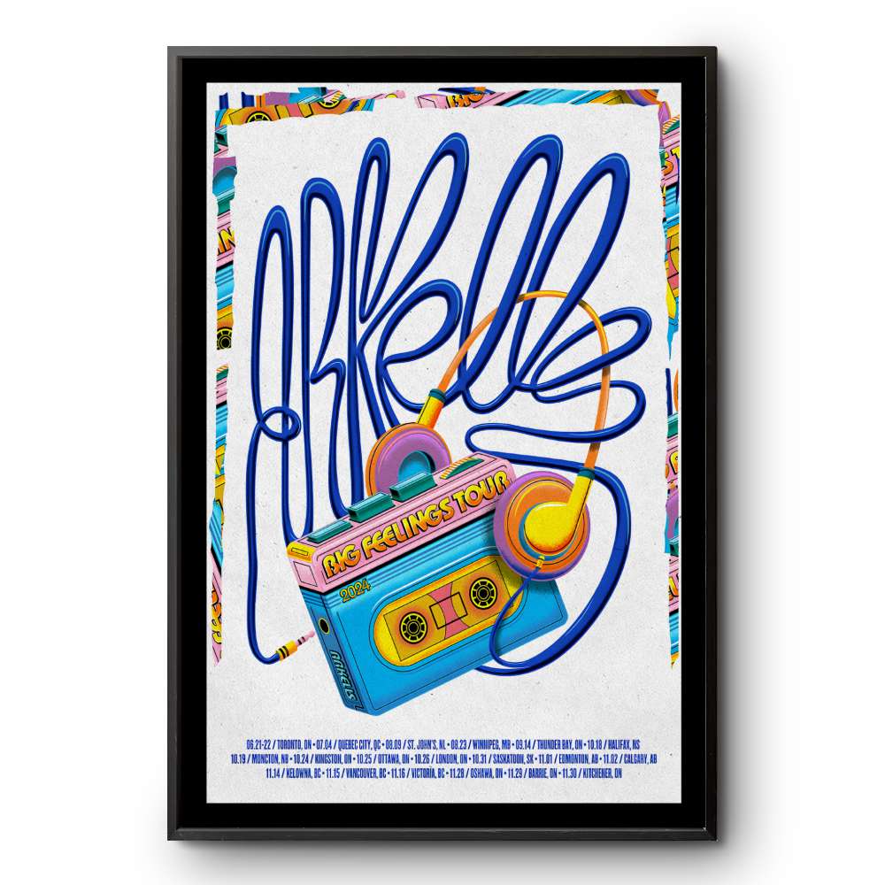 NEW New Arkells Big Feelings Tour 2024 Poster Home Decor, Fan Gift | eBay